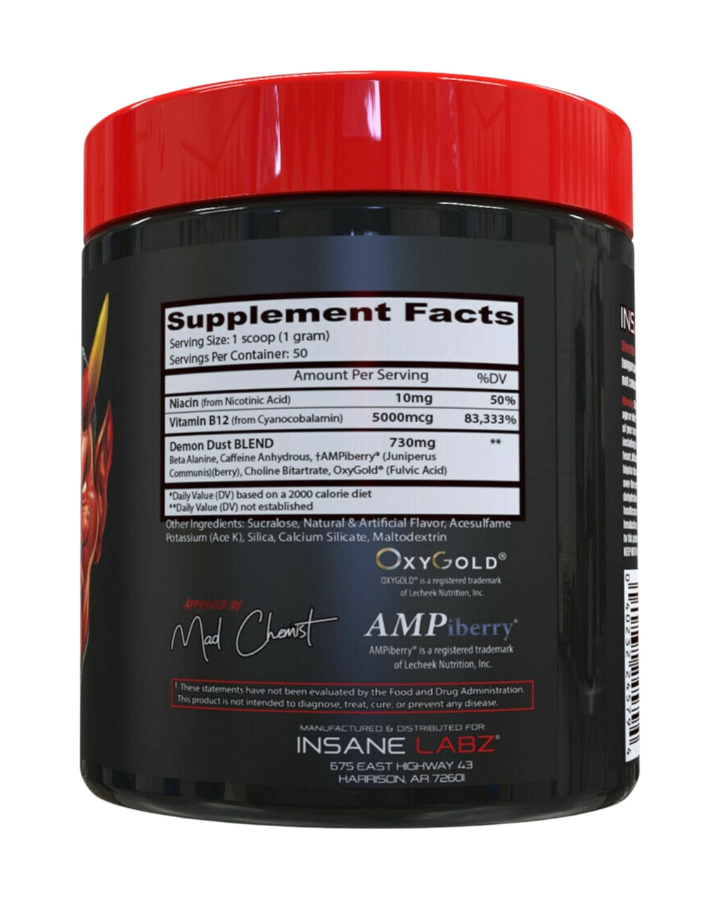Insane Labz, Demon Dust, 50 serv (50 gr) – Sending Supps